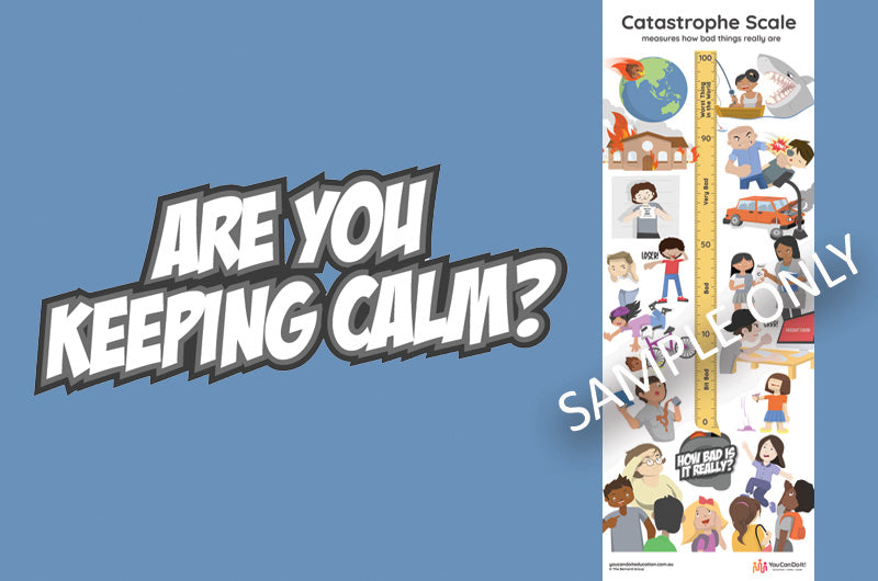 Set of 5 Large Posters - Catastrophe Scale – You Can Do It! Education ...
